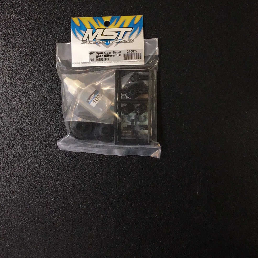 Mst 60T Spur Gear-Bevel gear differential (210677) – TandemRC