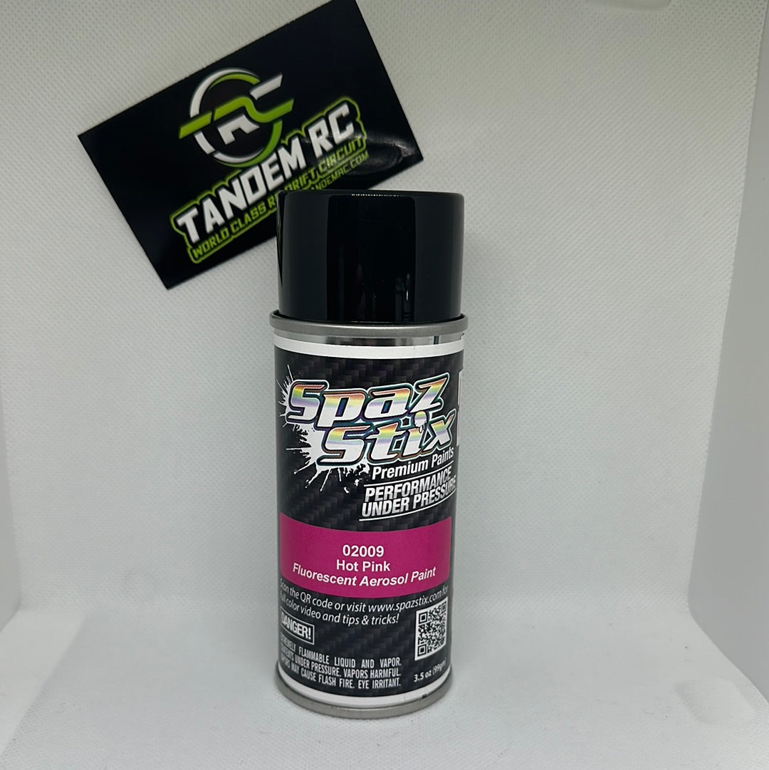 Spaz Stix - Hot pink Fluorescent Aerosol Paint 3.50oz 02009 – TandemRC