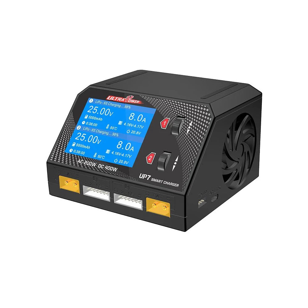 Ultra Power UP7 AC/DC Dual Channel 10A 400W Smart Balance Charger ...